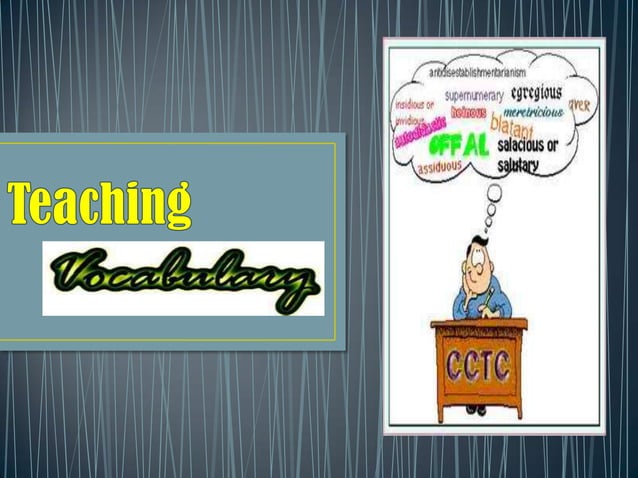 Teaching vocabulary | PPT