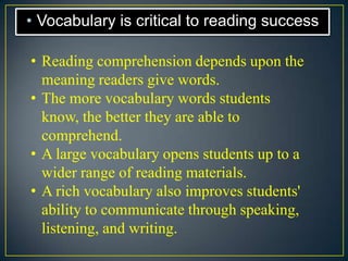 Teaching vocabulary | PPT