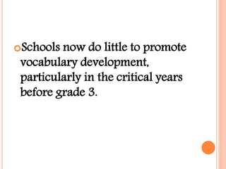 Teaching vocabulary | PPT