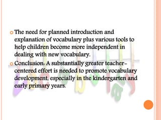 Teaching vocabulary | PPT