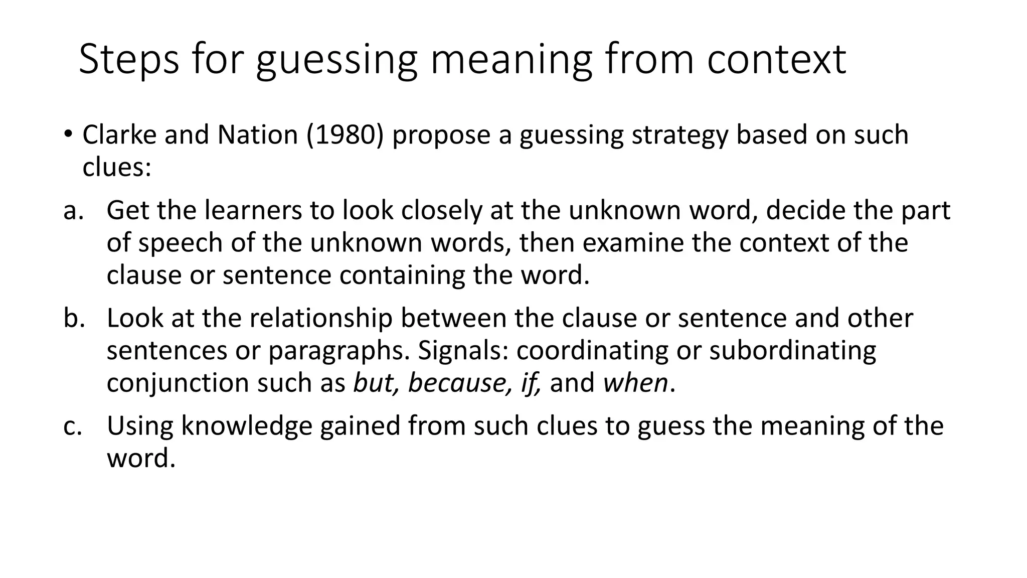 TEFL- Teaching Vocabulary | PPTX