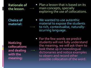 Teaching vocabulary to advanced students | PPT