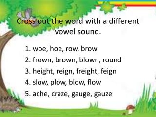 Teaching Vowel Pronunciation | PPTX | Education