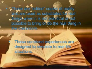 Lesson 8:Teaching with contrived experience | PPTX | Workshops and ...