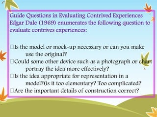 Presentation for Teaching with Contrive Experience.pdf | Free Download
