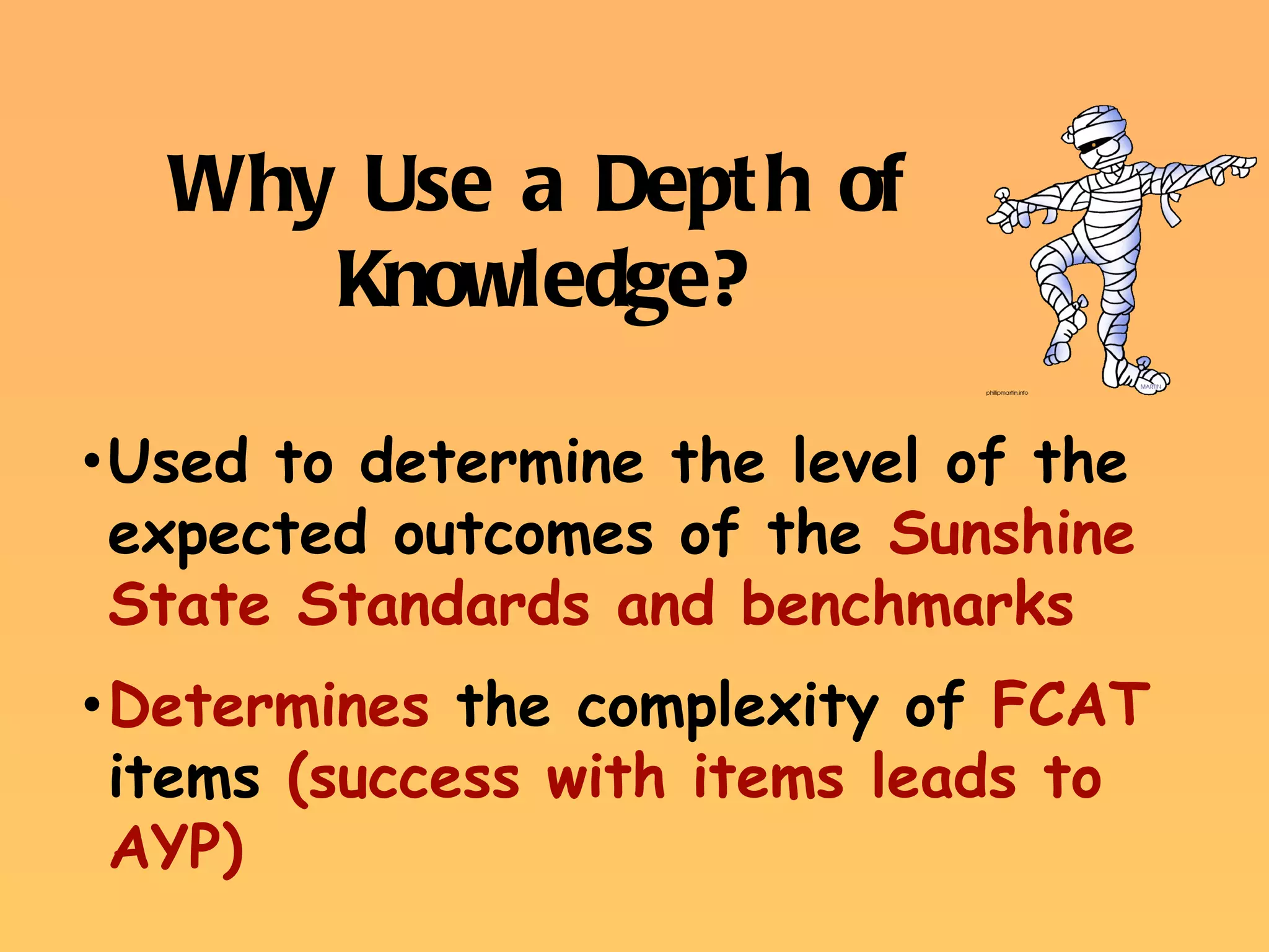 Teaching with depth understanding webb’s depth of knowledge | PPT