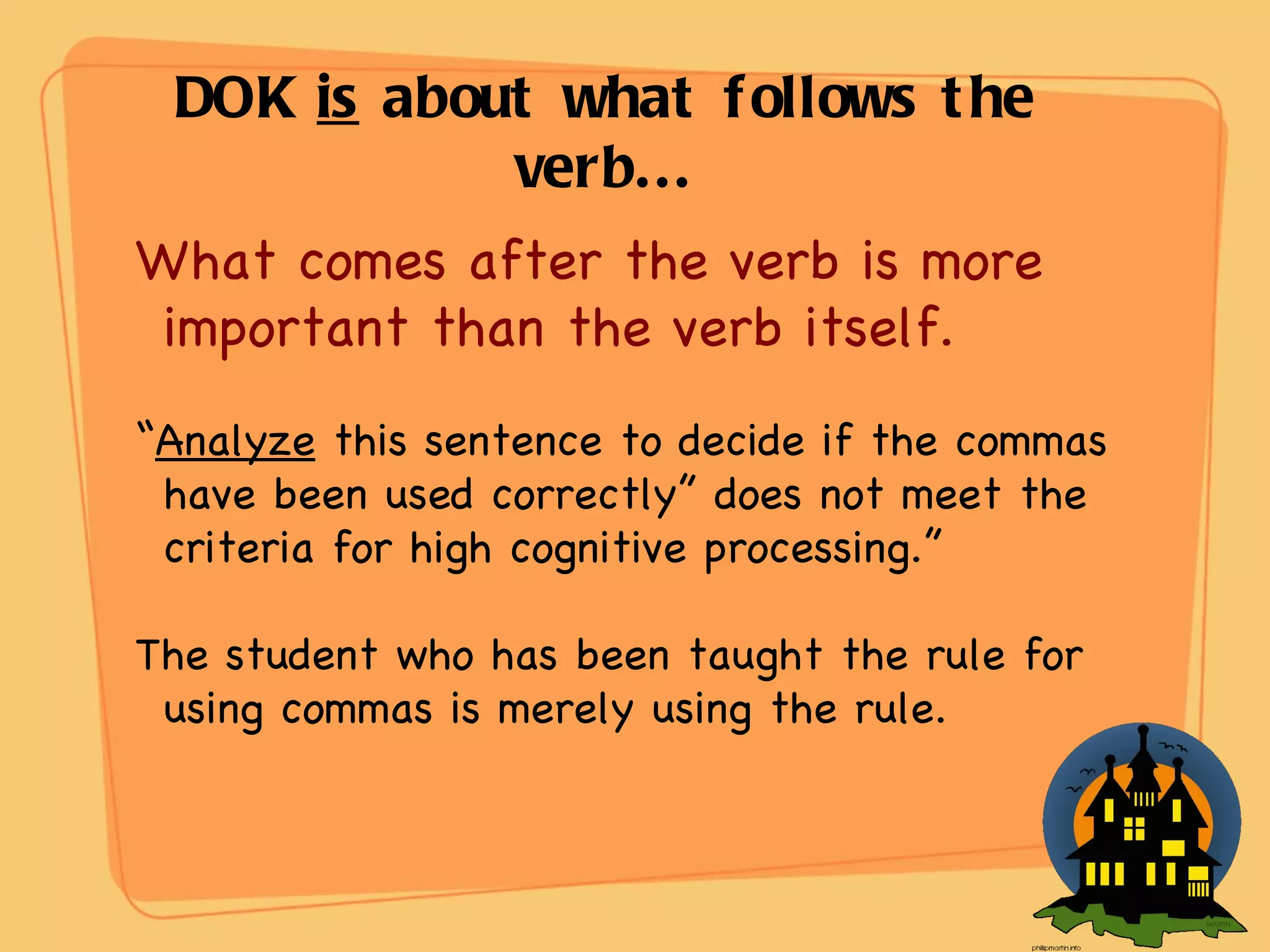 Teaching with depth understanding webb’s depth of knowledge | PPT