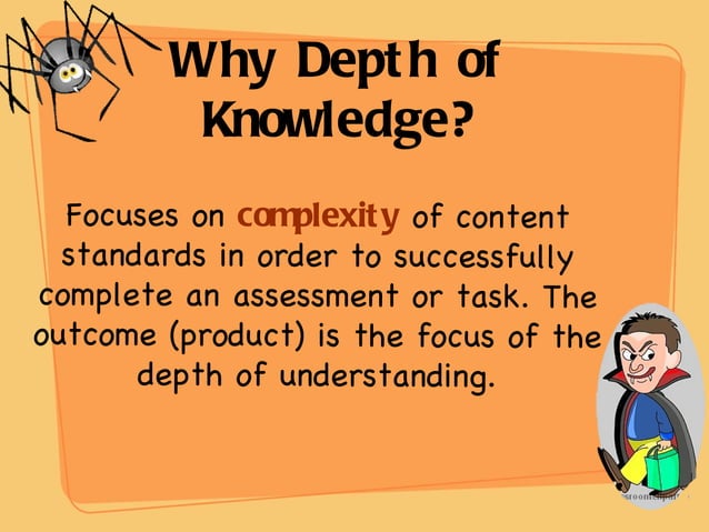 Teaching with depth understanding webb’s depth of knowledge | PPT ...