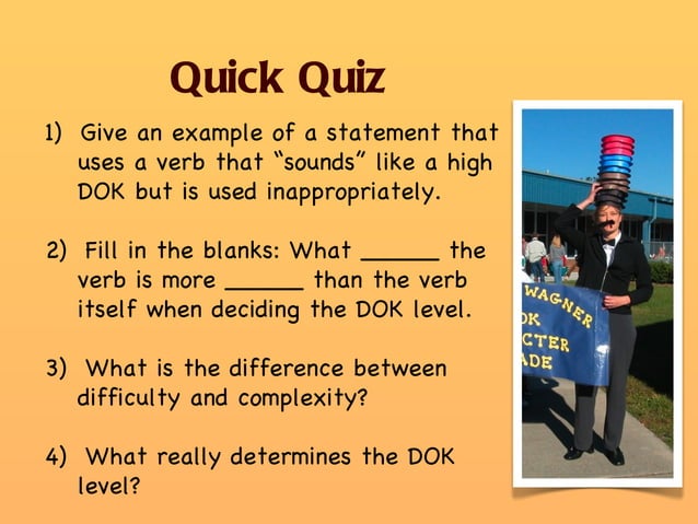 Teaching with depth understanding webb’s depth of knowledge | PPT ...