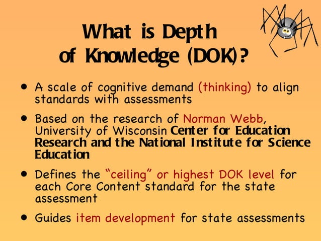 Teaching with depth understanding webb’s depth of knowledge | PPT ...