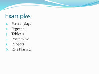 Teaching with dramatized experience | PPT