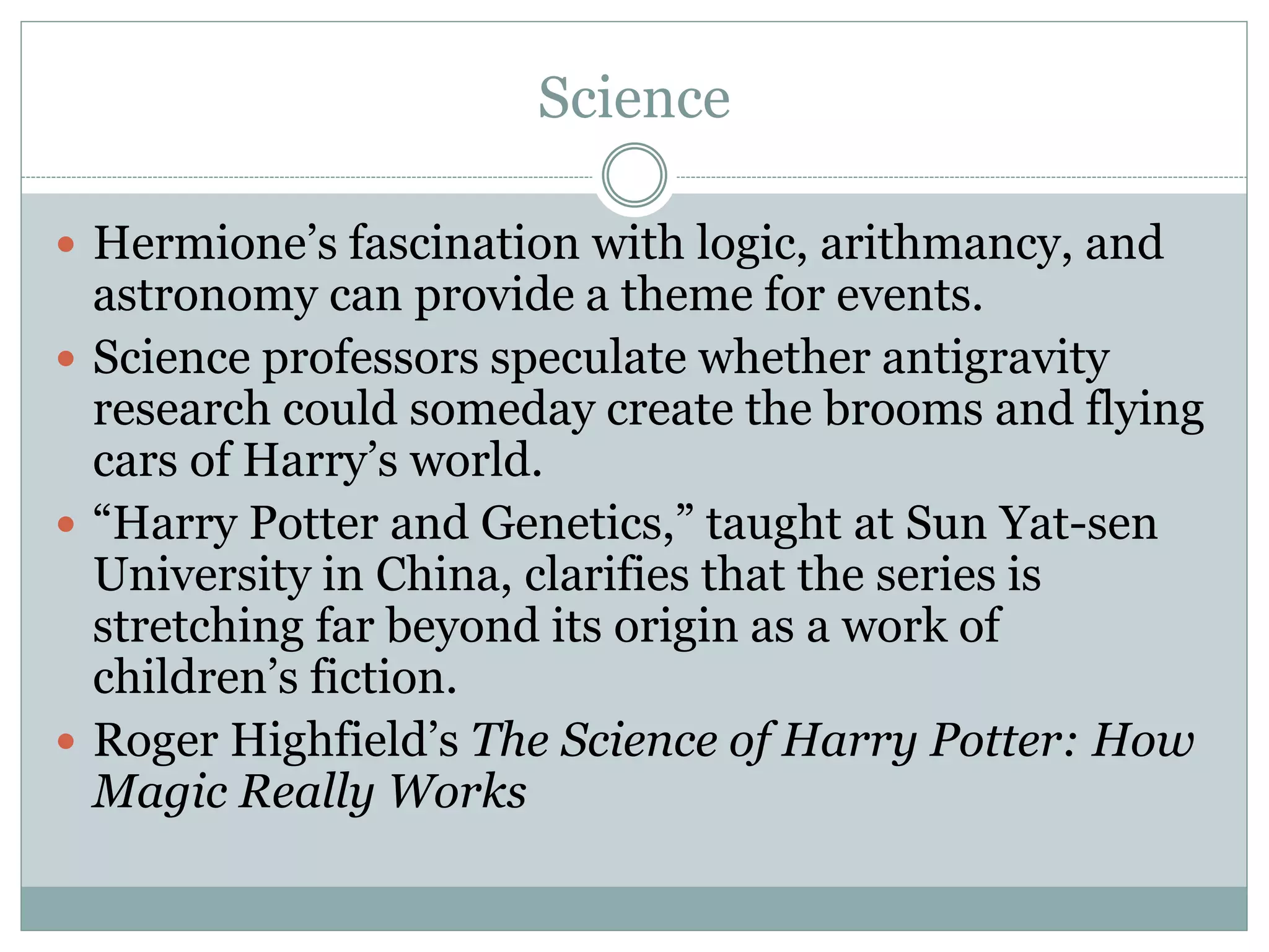 Teaching with Harry Potter | PPTX