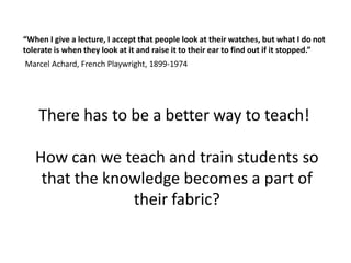 Teaching without lecture | PPT