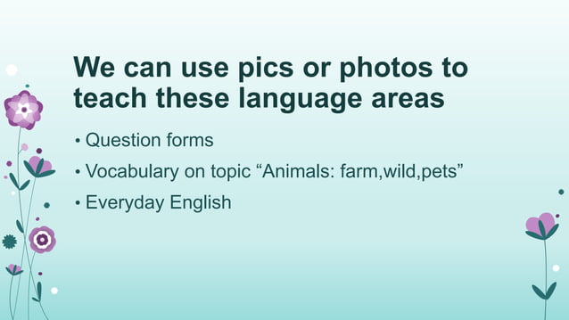 Teaching with pictures | PPT