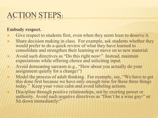 Teaching with poverty in mind by eric jensen | PPTX