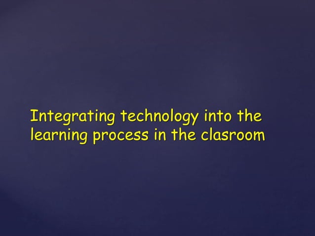 Teaching with technology | PPT