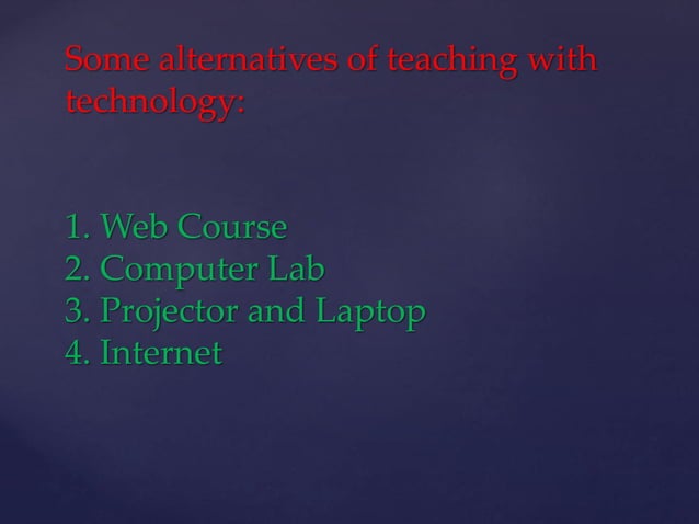 Teaching with technology | PPT