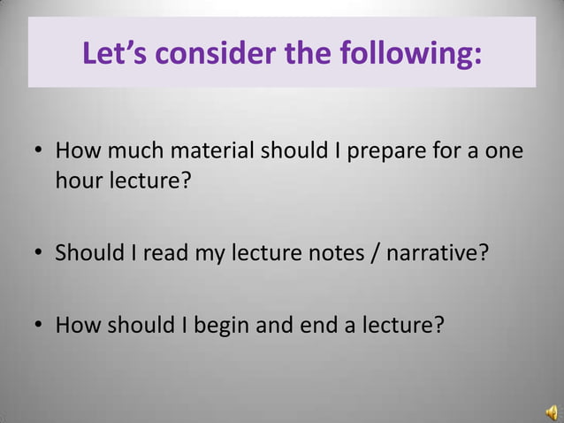 Teaching with the lecture method | PPTX