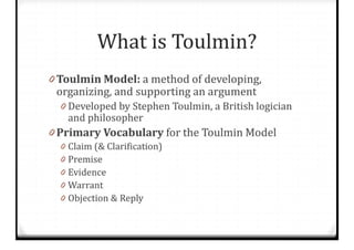Teaching With The Toulmin Model | PDF