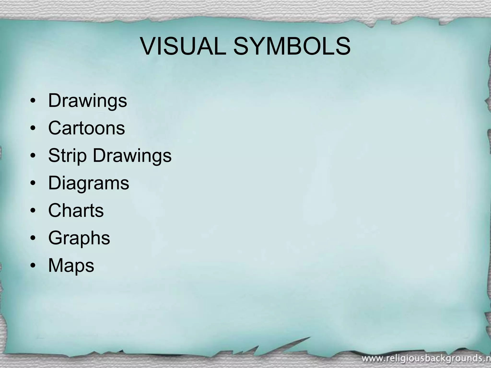 Teaching with visual symbols | PPT