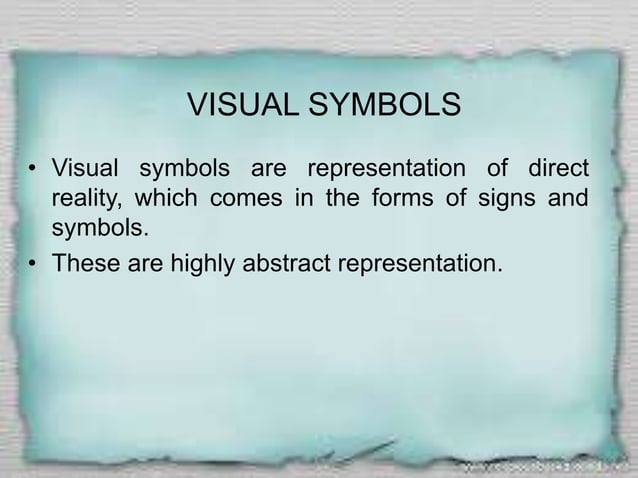 Teaching with visual symbols | PPT