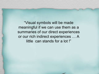 Teaching with visual symbols | PPT