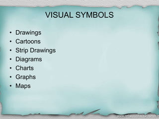 Teaching with visual symbols | PPT