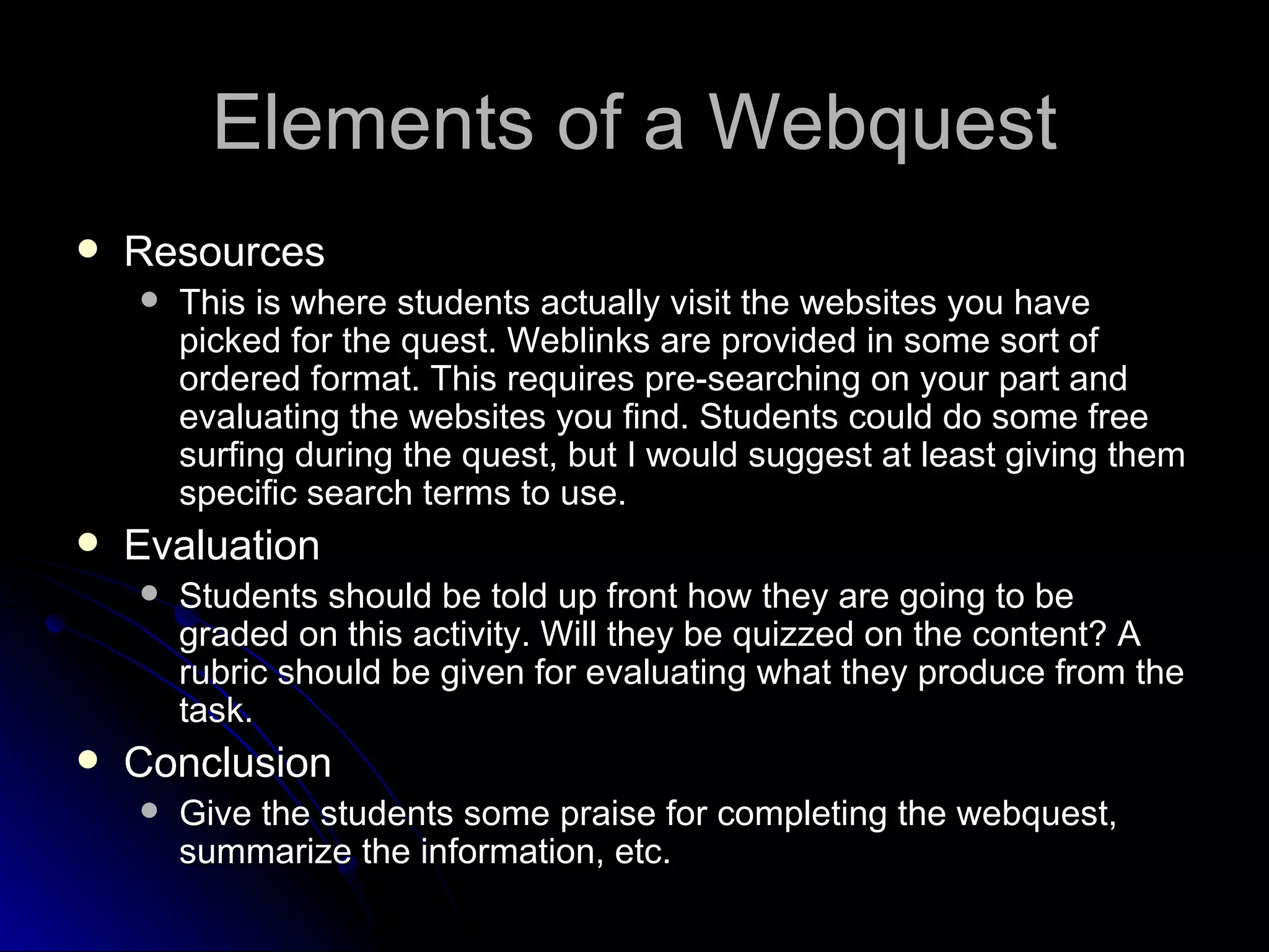 Teaching With Webquests | PPT