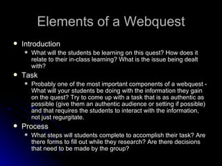 Teaching With Webquests | PPT