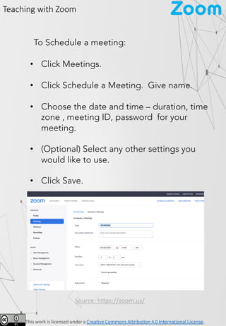 Teaching with zoom - a guide to teachers | PDF | Web Conferencing ...