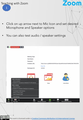 Teaching with zoom - a guide to teachers | PDF | Web Conferencing ...