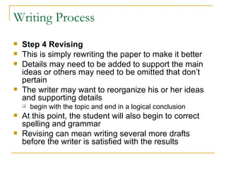 Teaching writing | PPT | Education