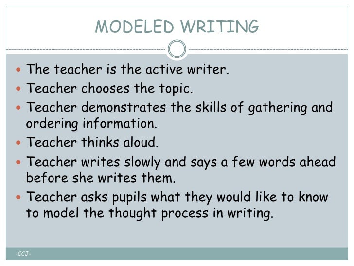 Teaching writing
