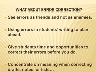 Teaching Writing | PPT