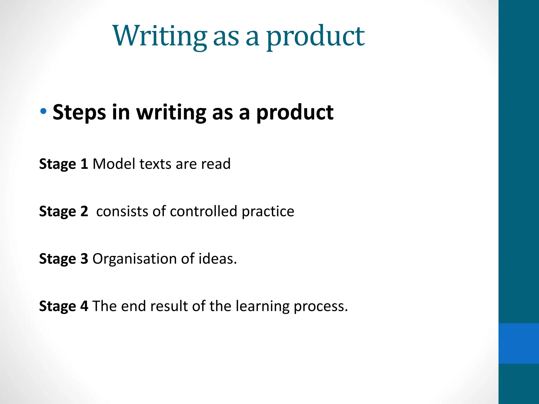 Teaching Writing Skill And Activities Pptx