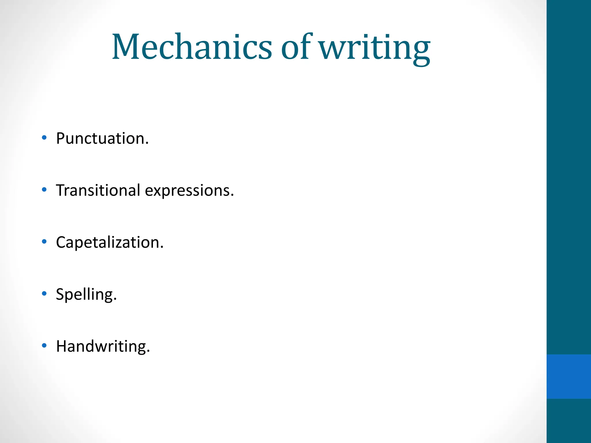 Teaching Writing Skill And Activities Pptx