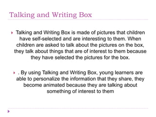 Teaching writing and vocabulary | PPTX