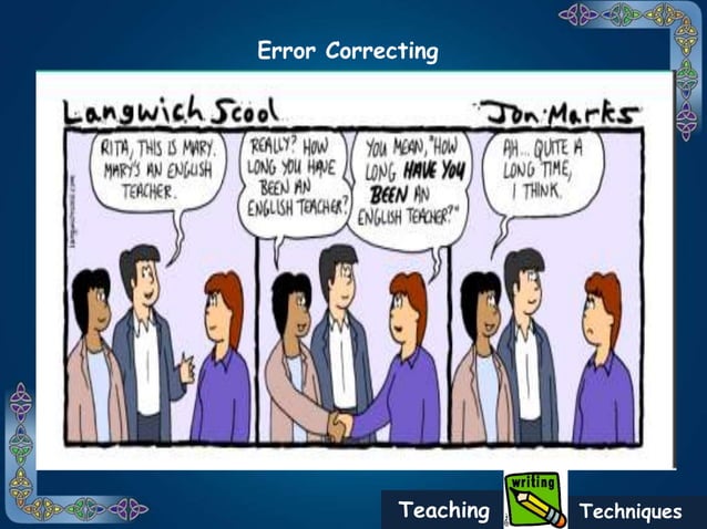 Teaching writing techniques