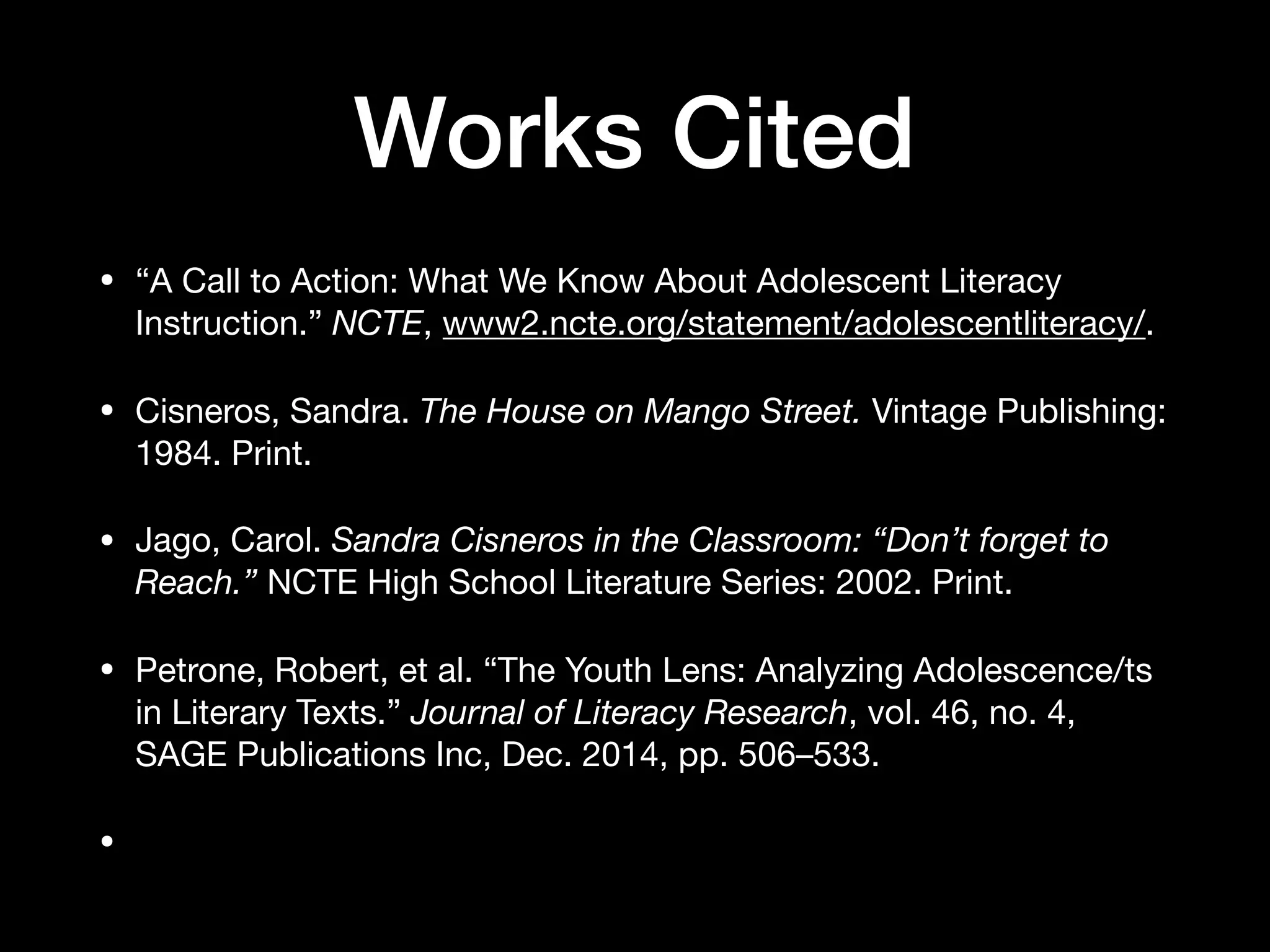 Teaching young adult literature in the high school classroom | PPT