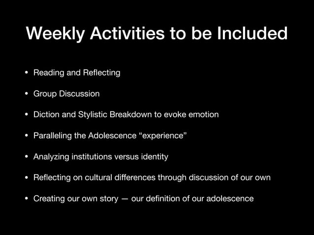 Teaching young adult literature in the high school classroom | PPT