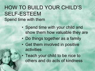 Teaching Your Child Self Esteem | PPTX