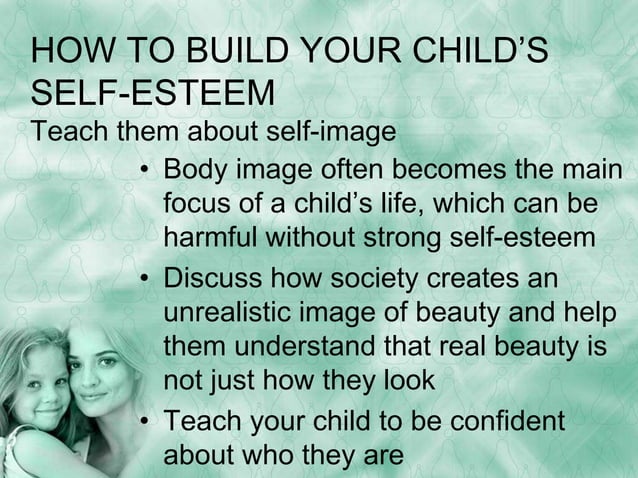 Teaching Your Child Self Esteem | PPTX
