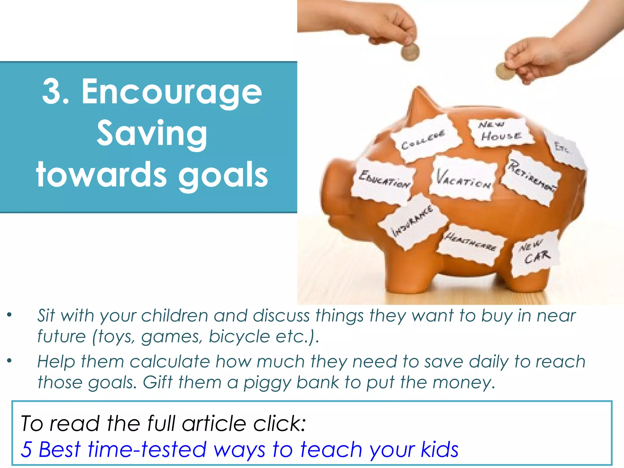 Teach kids about money management | PPT