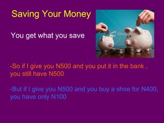 Teach your kids about money | PPT