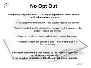 Teach like a champion chapt.s 1 and 2 | PPT