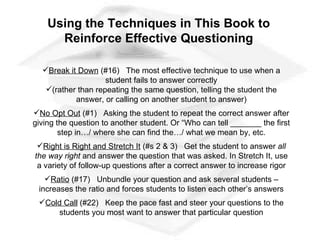 Teach like a champion chapt.s 7, 8 and 9 | PPT