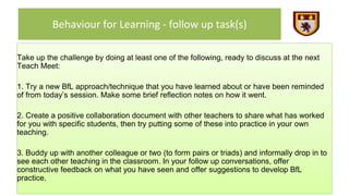 Teach meet 4 100316 | PPT