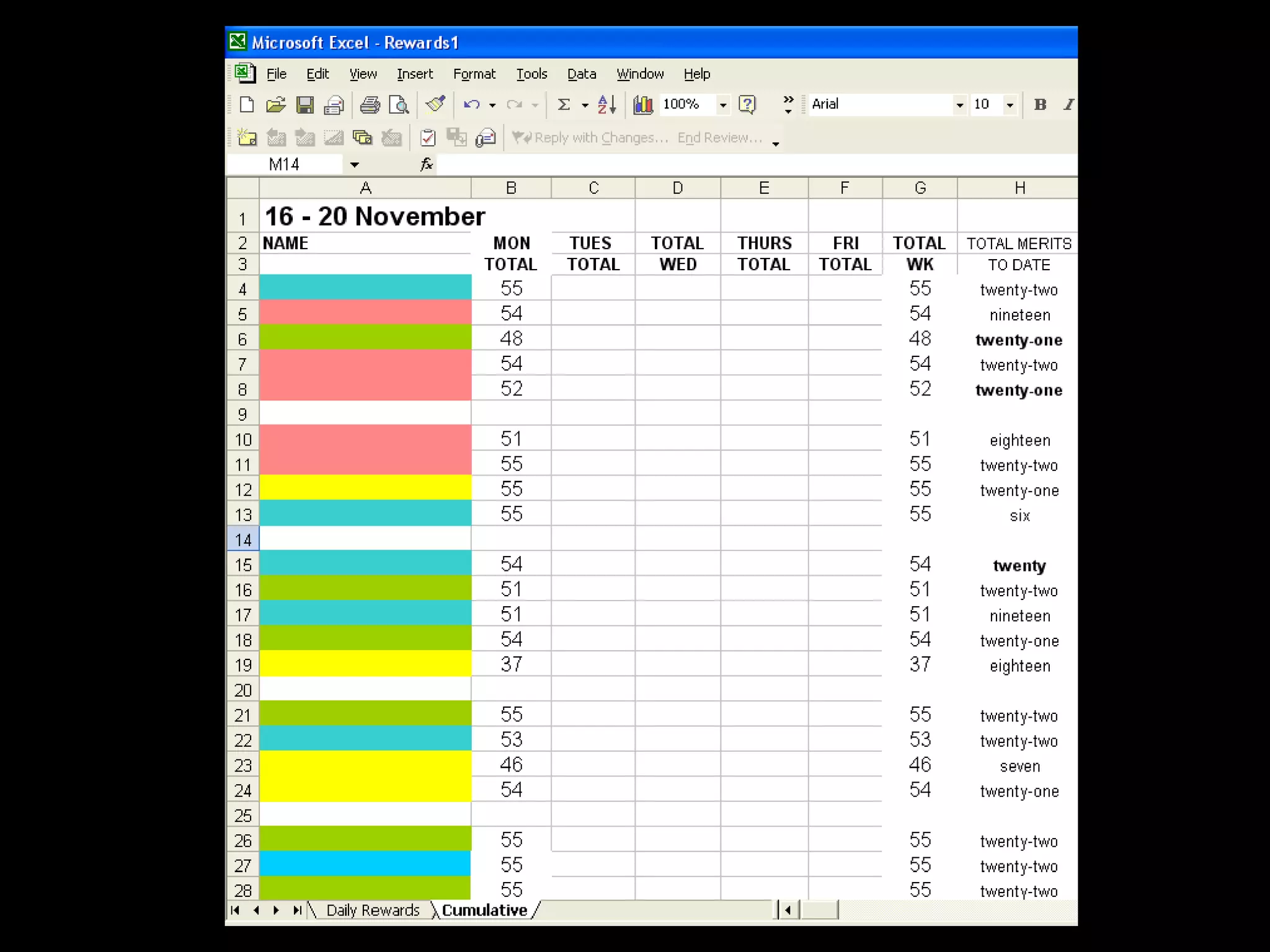 Using Excel to support a whole-school positive action strategy | PPT ...