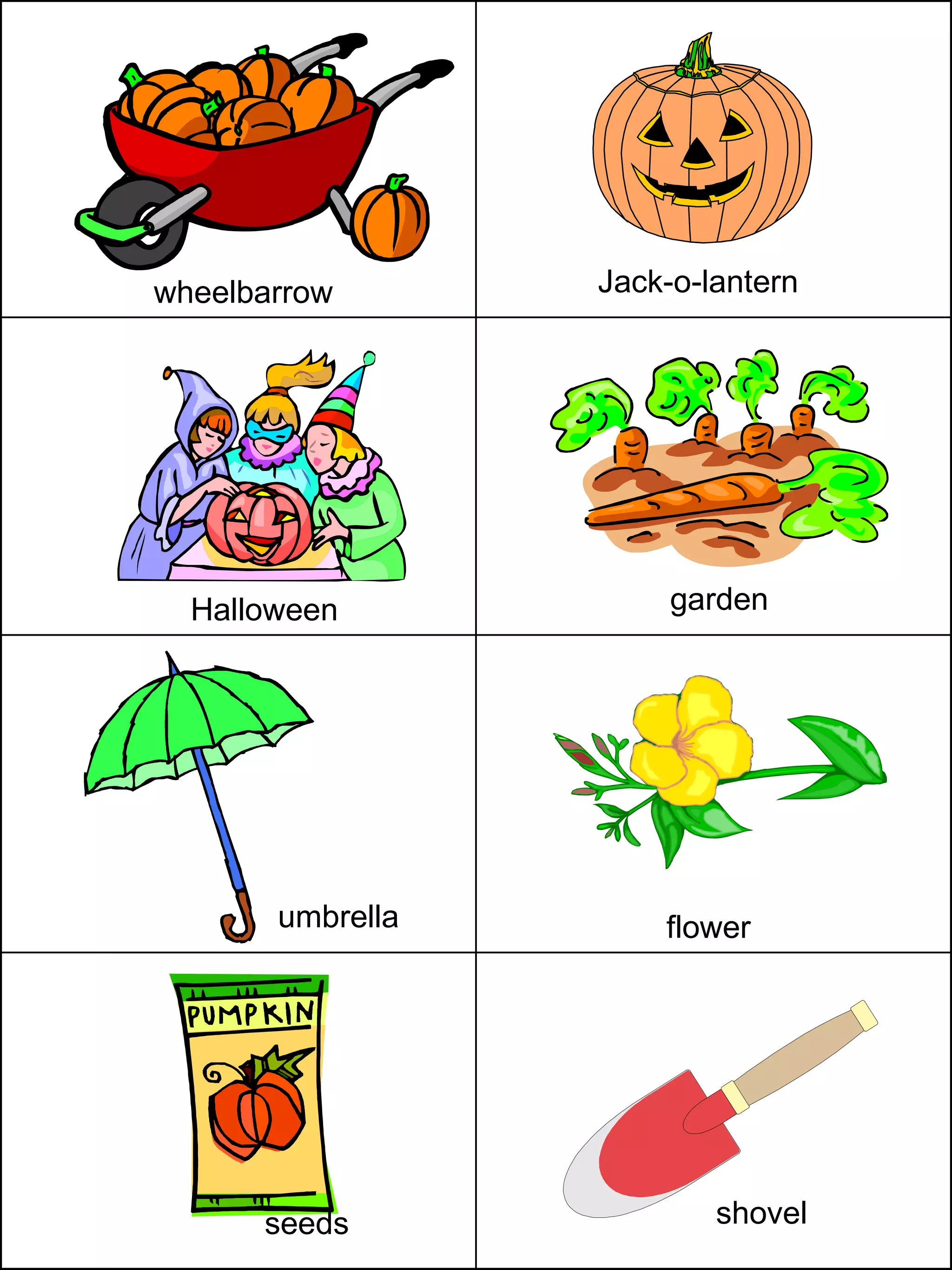 Teachn99 syllable+cards+for+it's+pumpkin+time | PDF