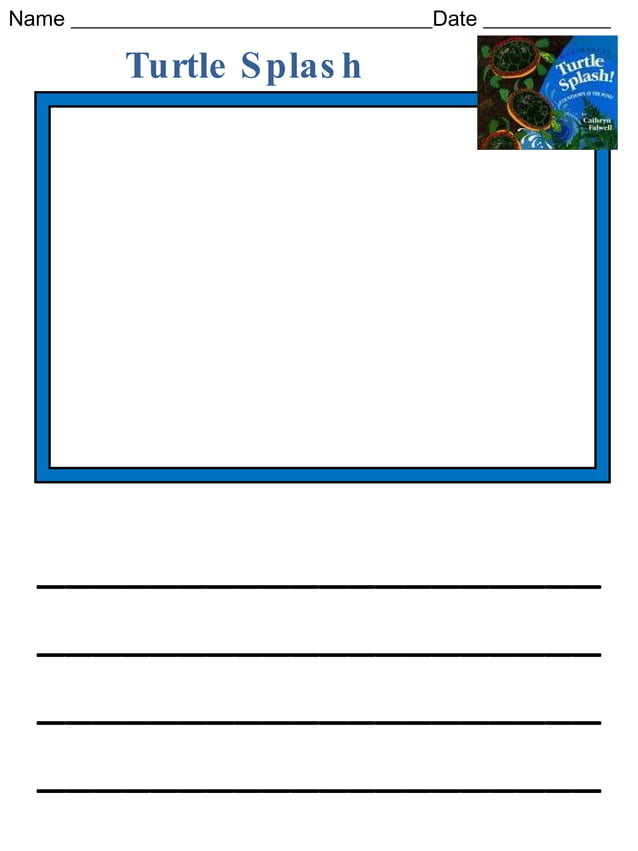 Teachn99 unit 10 wk3 turtle+splash+ writing+paper | PPT